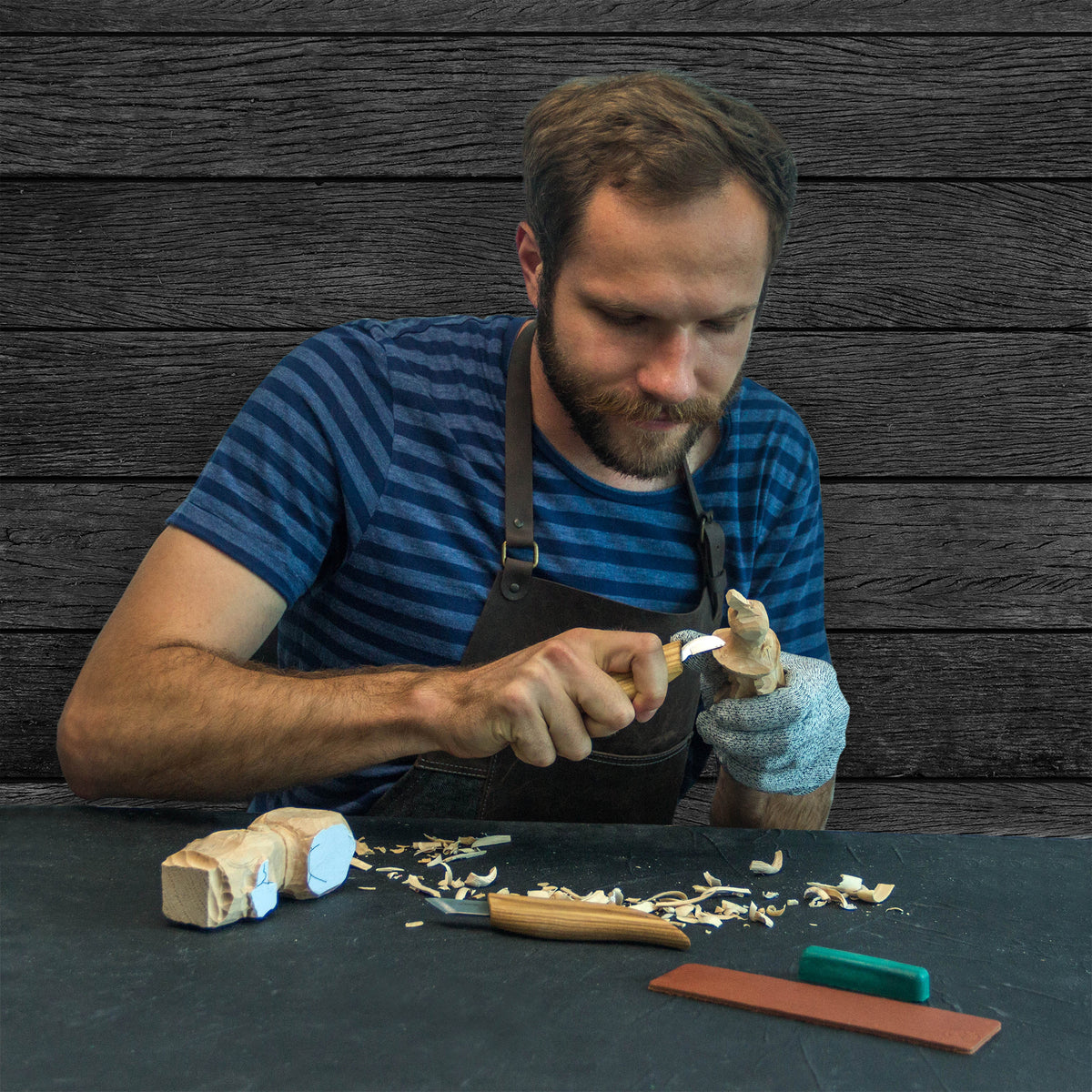 Chip Carving Knives Set (2 knives + accessories) – CreativeTurning