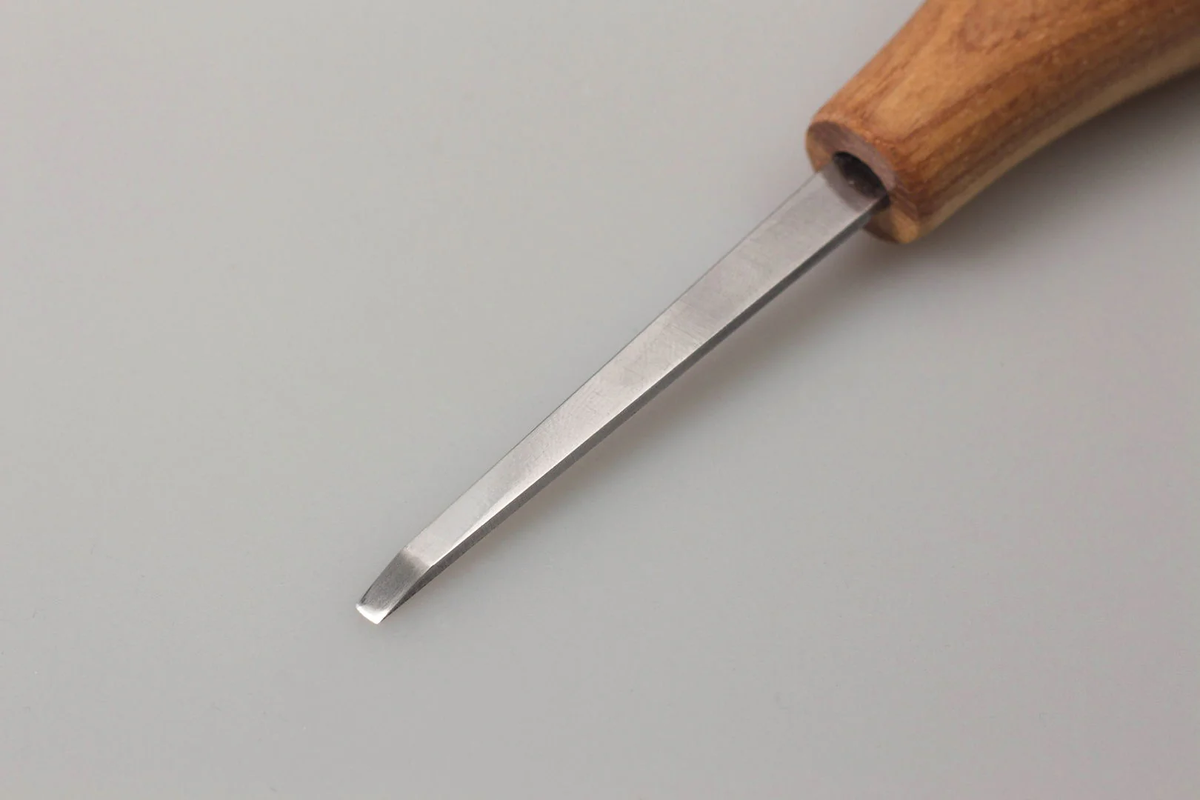 Palm-chisel straight flat. Sweep No1 (3mm) – CreativeTurning