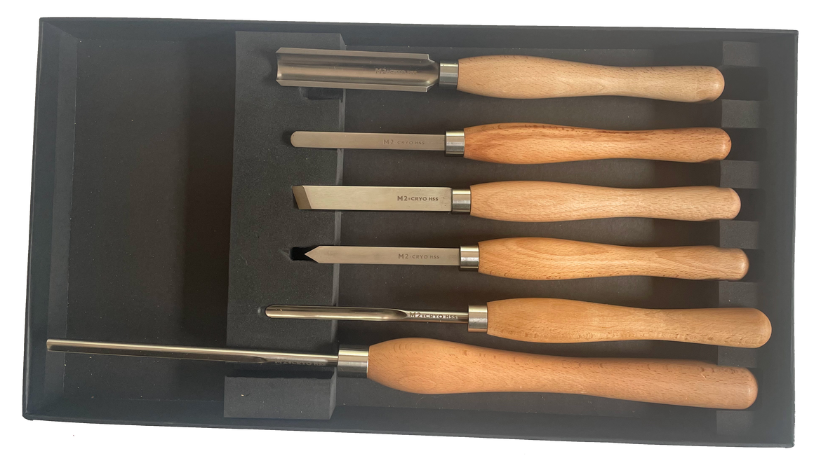 Creative Turning Pro Series Cryogenic M2 HSS 6 Piece Small Turning Set – CreativeTurning