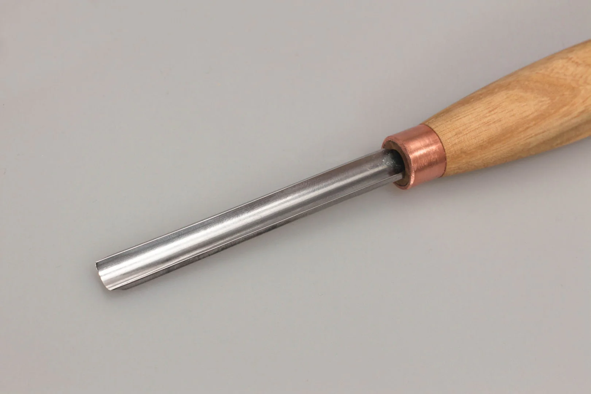 Compact straight rounded chisel. Sweep No8 (8mm) – CreativeTurning